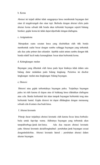 Makalah fisika keperawatan tentang bio optik | DOCX