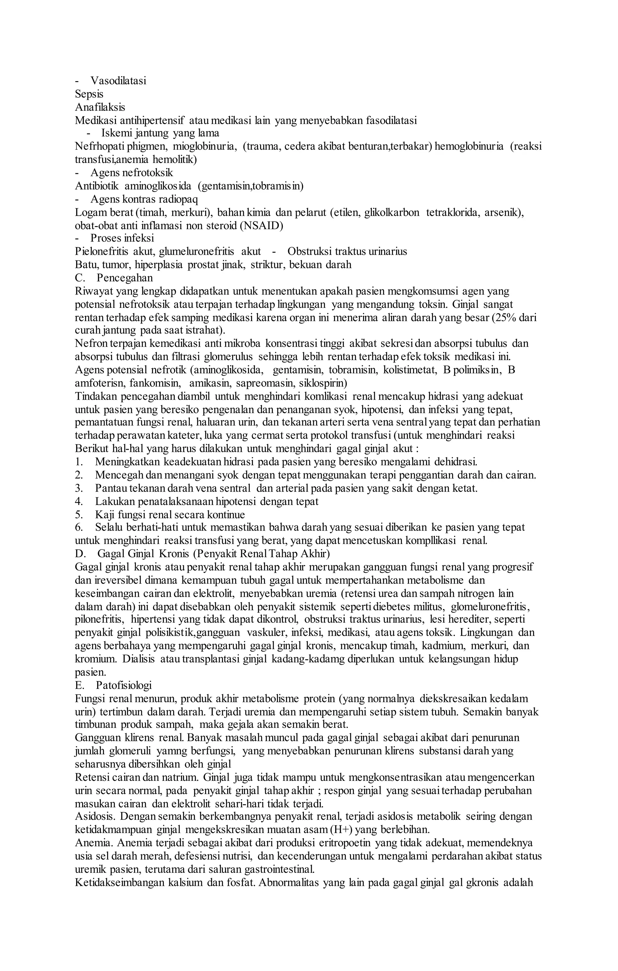 Makalah gagal ginjal | DOCX