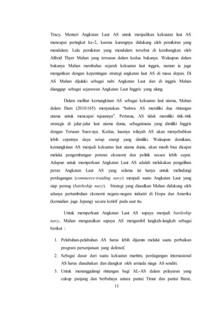 GAGASAN SEA POWER THEORY (TEORI KAKUATAN LAUT) DARI ALFRED THAYER MAHAN ...