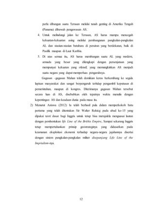 GAGASAN SEA POWER THEORY (TEORI KAKUATAN LAUT) DARI ALFRED THAYER MAHAN ...