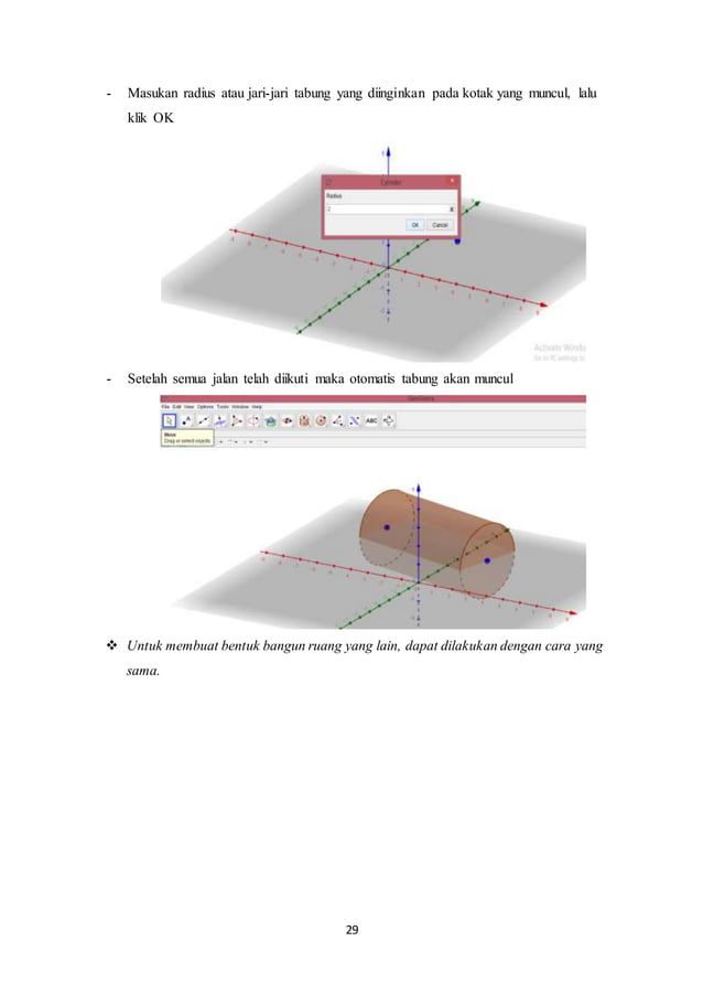 Makalah "pemanfaatan aplikasi geogebra pada pembelajaran matematika" | DOCX