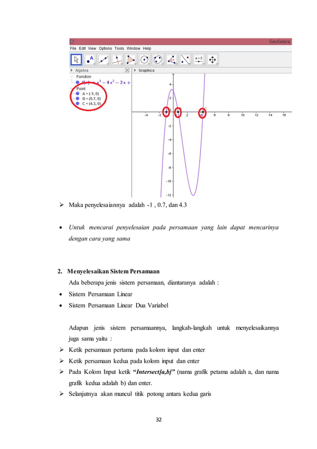 Makalah "pemanfaatan aplikasi geogebra pada pembelajaran matematika" | DOCX
