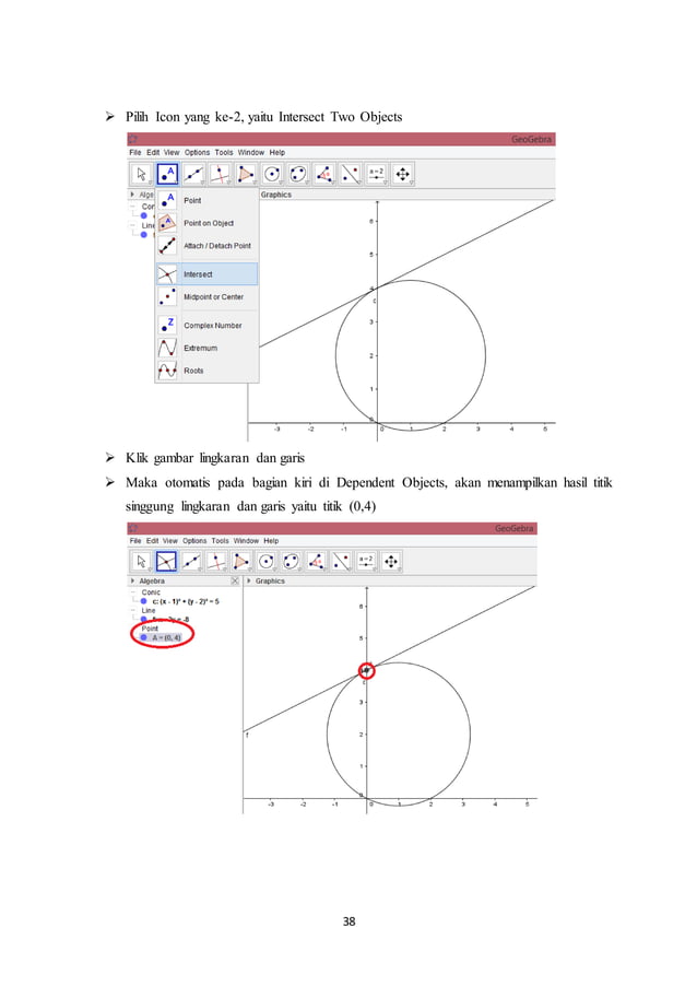 Makalah "pemanfaatan aplikasi geogebra pada pembelajaran matematika" | DOCX