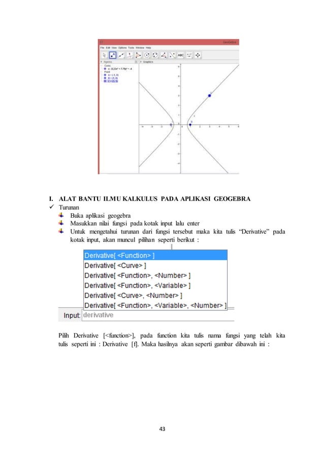 Makalah "pemanfaatan aplikasi geogebra pada pembelajaran matematika" | DOCX