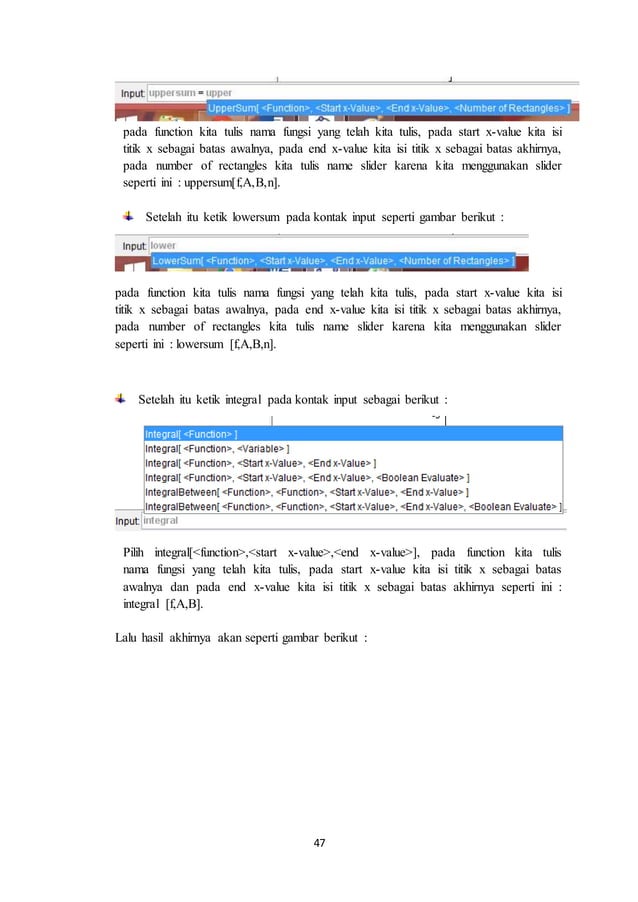 Makalah "pemanfaatan aplikasi geogebra pada pembelajaran matematika" | DOCX