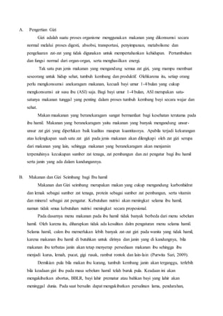 Makalah gizi janin ibu hamil | DOCX