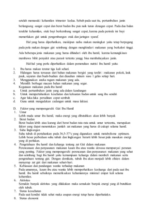 Makalah gizi janin ibu hamil | DOCX