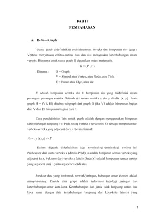 Pengertian dan Representasi Graph | PDF