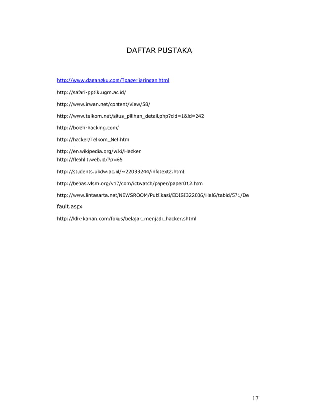 Makalah hacker | PDF