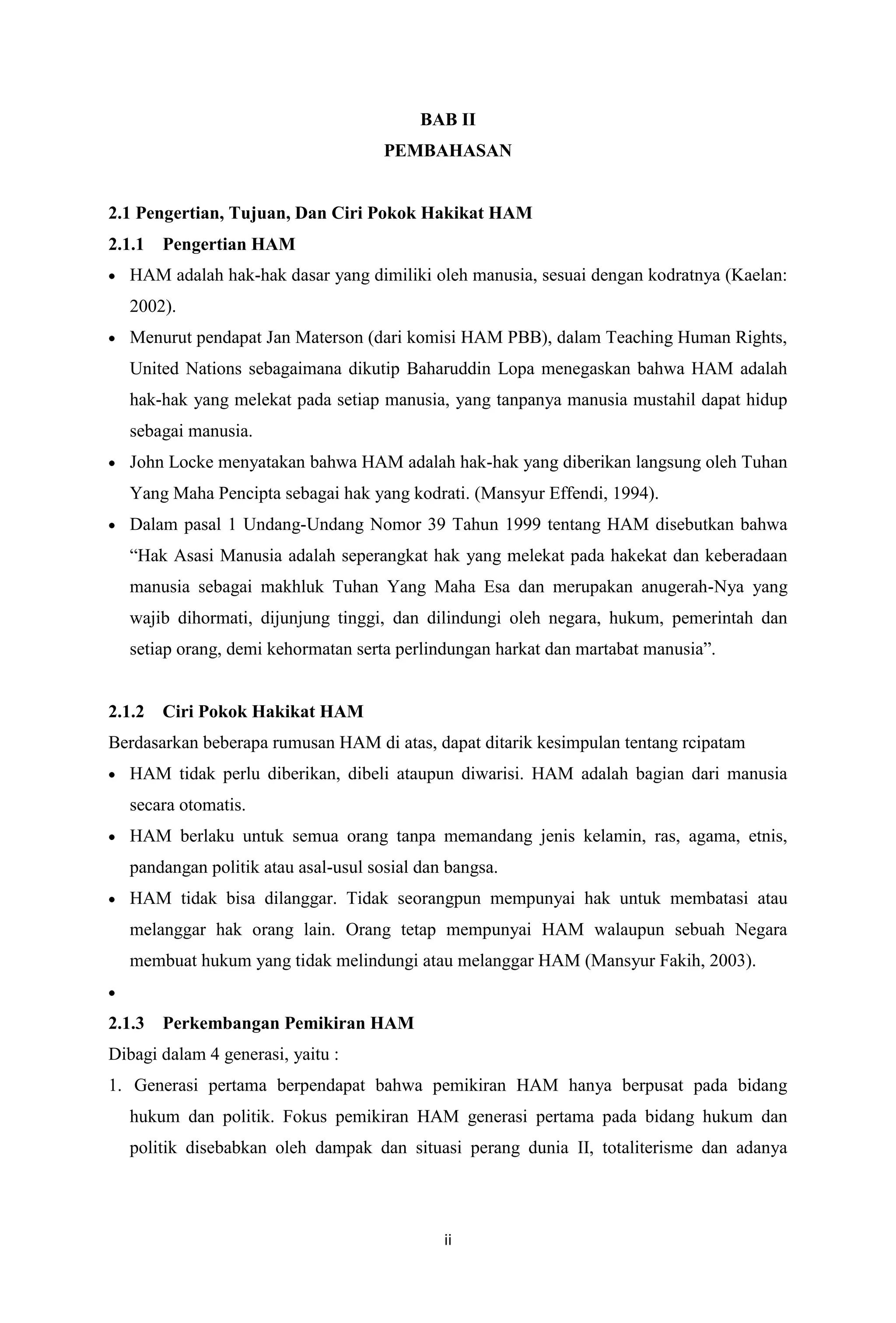 Makalah hak asasi manusia | DOCX
