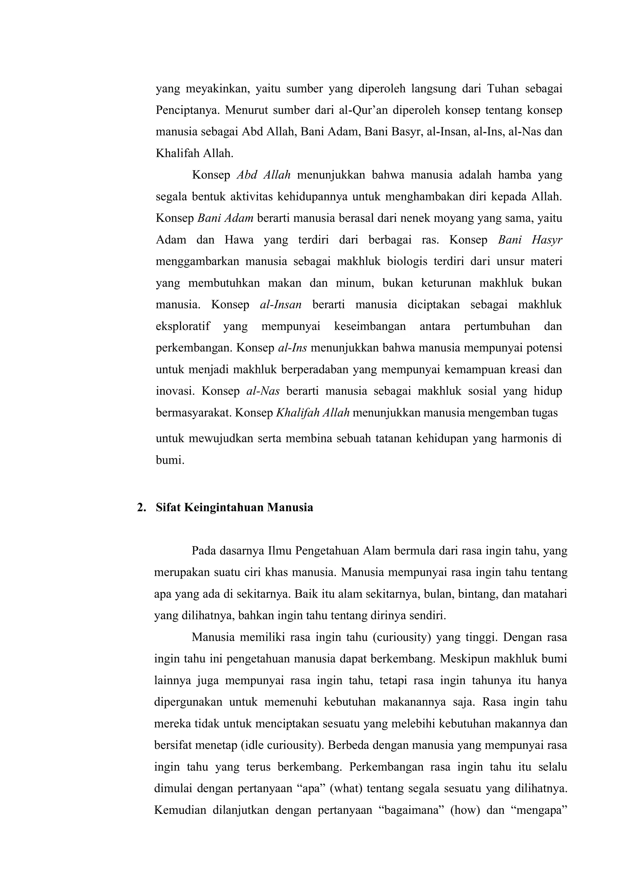 makalah hakikat manusia dan pengetahuan.pdf