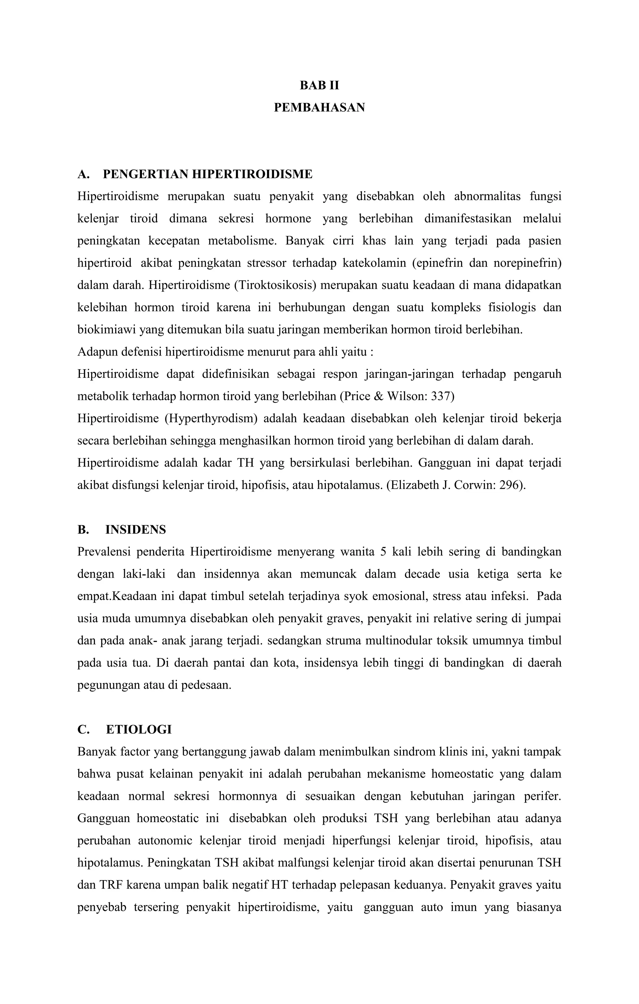 Makalah hipertiroidisme | DOCX