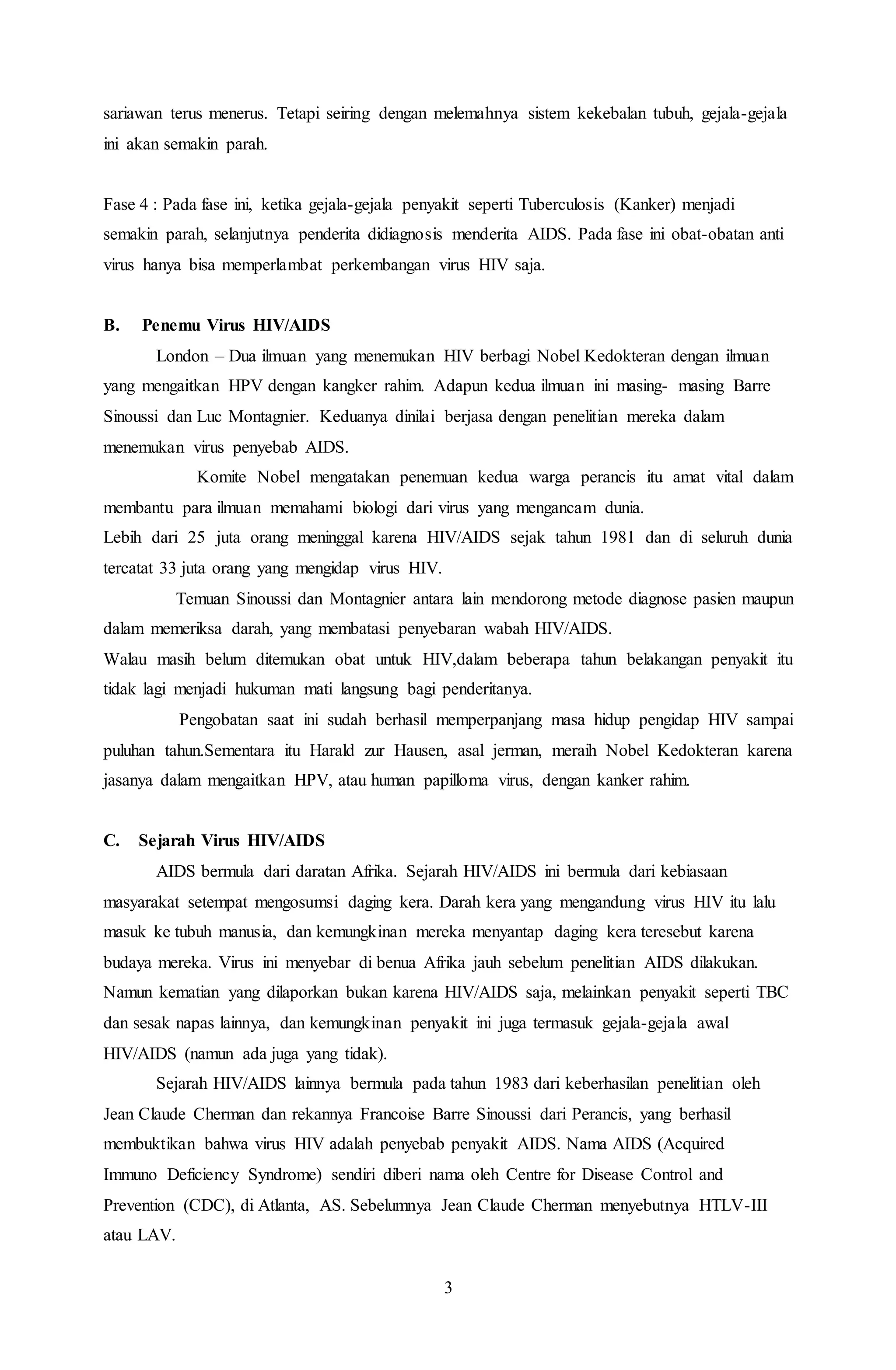 Makalah hiv aids | DOCX