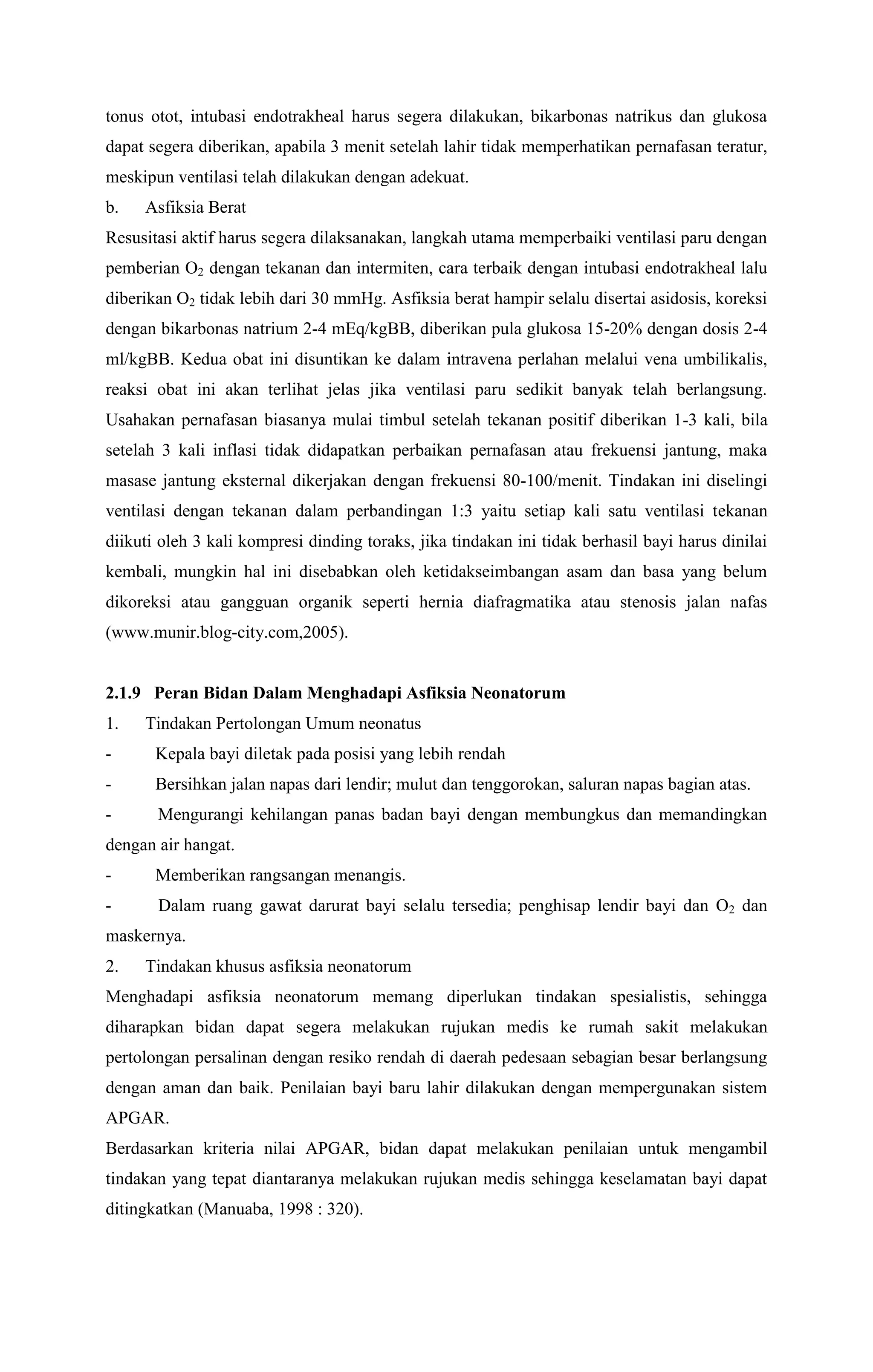 Makalah hubungan asfiksia dengan partus lama | DOCX