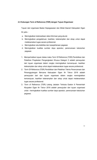 Makalah hubungan tor dengan tujuan organisasi | PDF