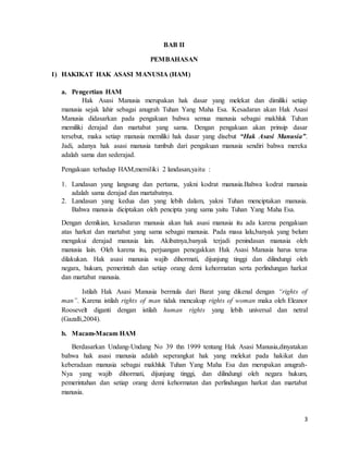 Makalah Hukum dan HAM (Sejarah Perkembangan HAM) | DOCX