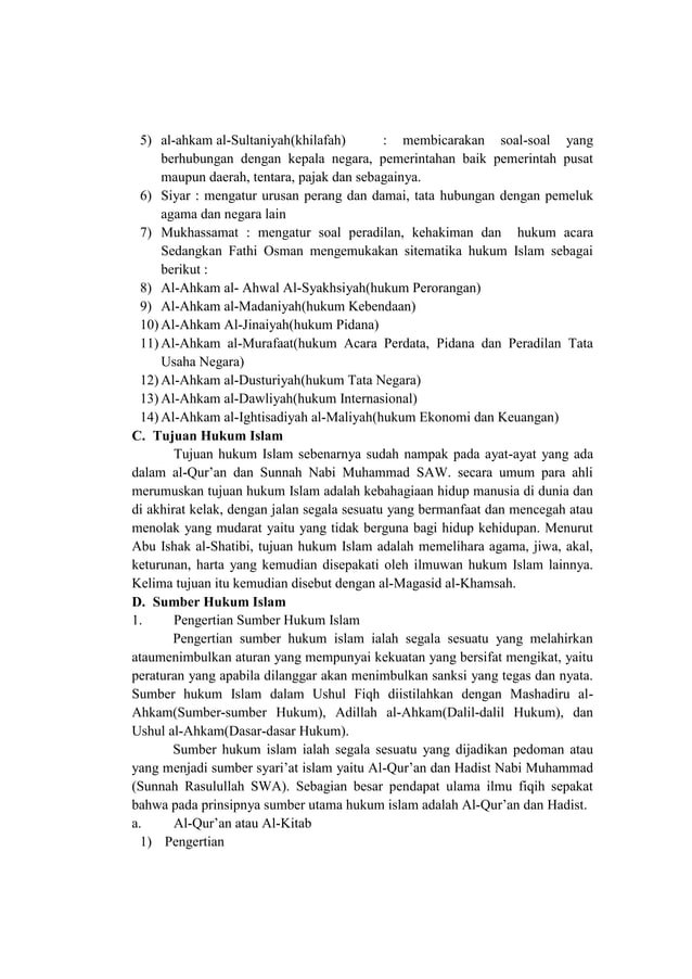 Makalah_Hukum_Islam.doc yang menjelaskan hukum islam diindonesia | PDF