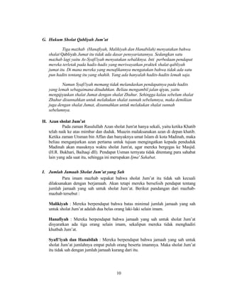 Makalah Hukum Shalat Jumat | DOC