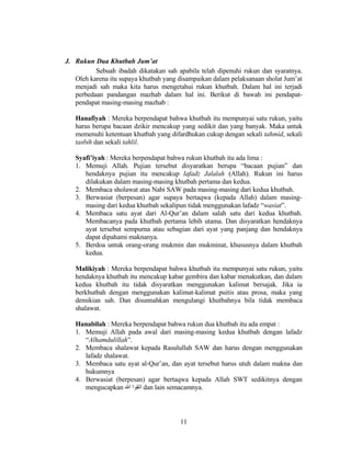 Makalah Hukum Shalat Jumat | DOC