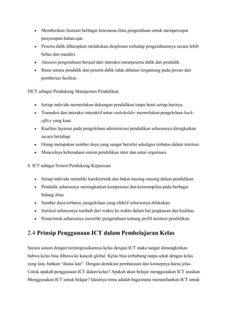 Peranan ICT dalam dunia Pendidikan | PDF