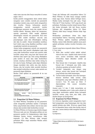 Makalah ilmiah statistik dan probabilitas | PDF