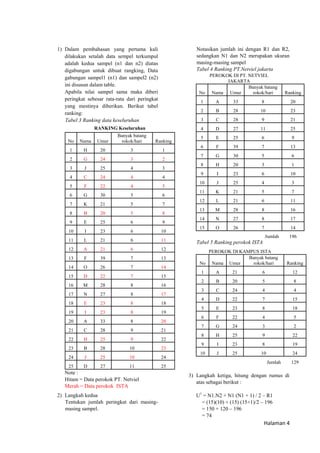 Makalah ilmiah statistik dan probabilitas | PDF