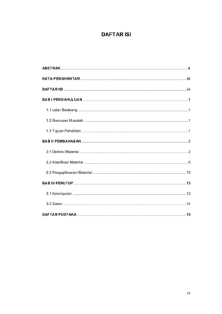 MATERIAL TEKNIK : (LOGAM, KERAMIK, POLIMER, DAN KOMPOSIT) | DOCX