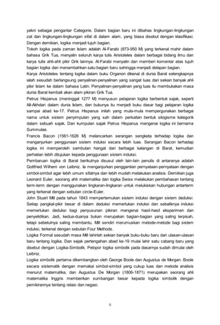 Makalah ilmu logika | PDF