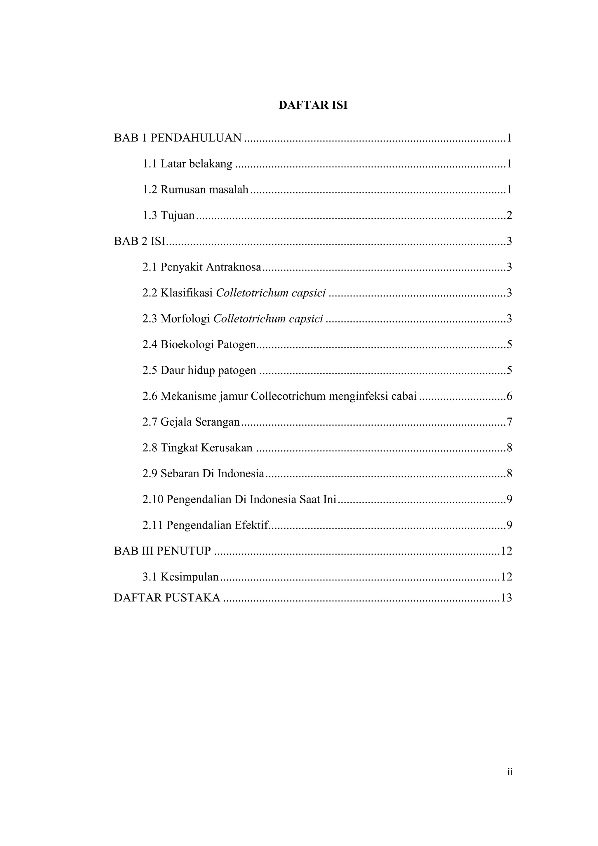 Makalah ilmu penyakit tumbuhan | PDF