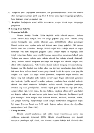 Makalah infeksi mata | DOCX