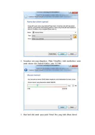 Makalah Instalasi Android 4.4 "Kitkat" | PDF
