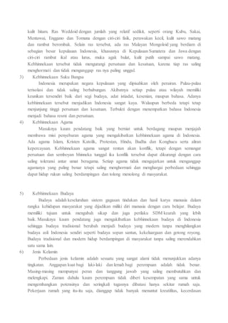 Makalah integrasi nasional dalam bingkai bineka tunggal ika | DOCX