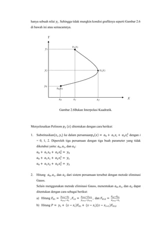 Makalah interpolasi kelompok 2 | DOCX