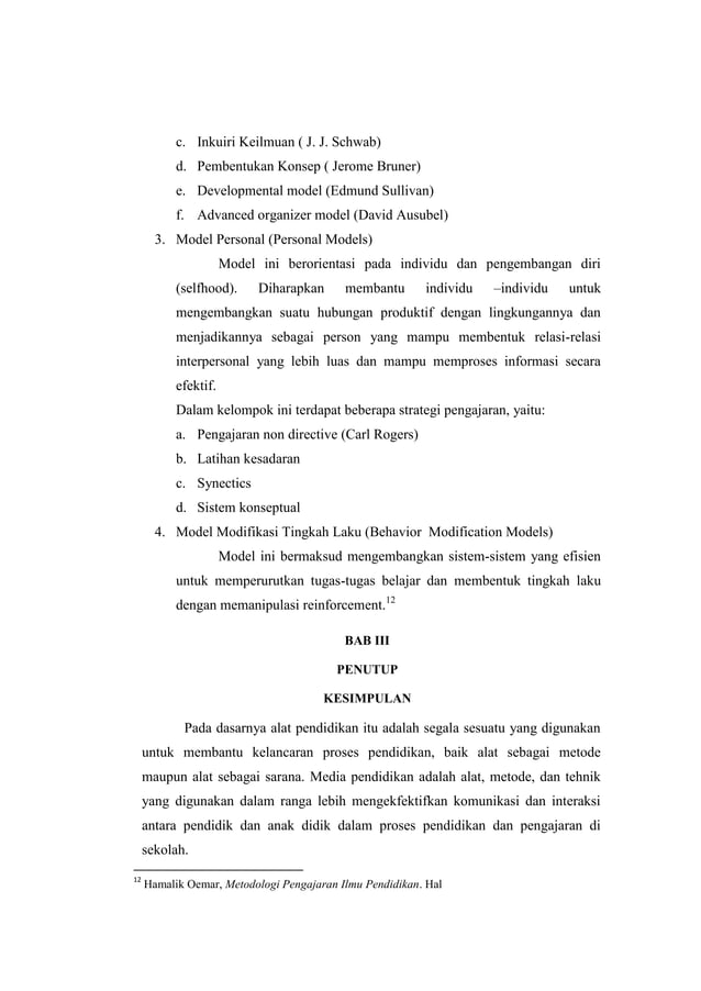 Media Pengajaran dalam Pendidikan islam | PDF