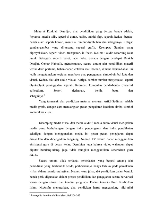 Media Pengajaran dalam Pendidikan islam | PDF