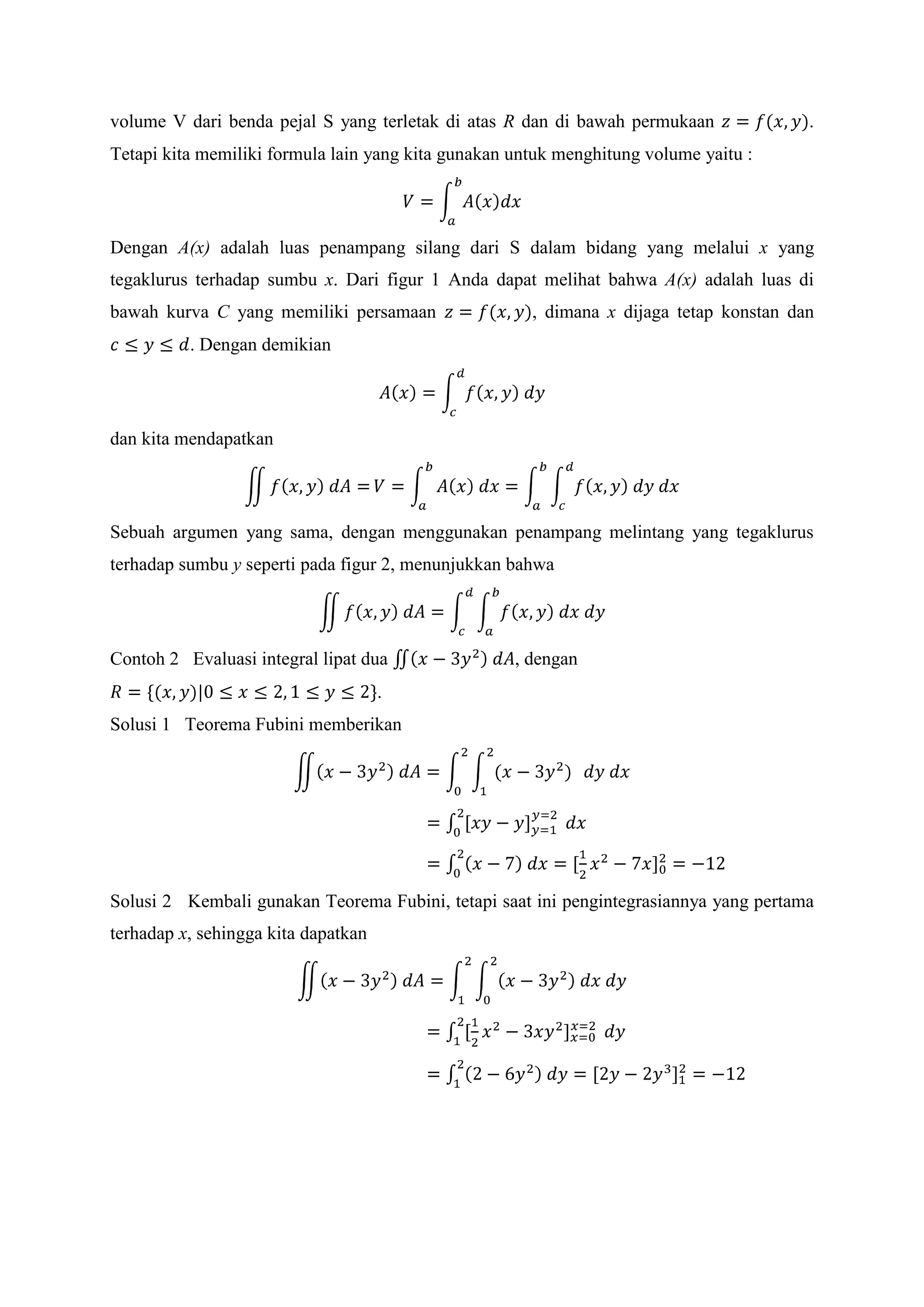 Integral Berulang (Iterated Integrals) | DOCX