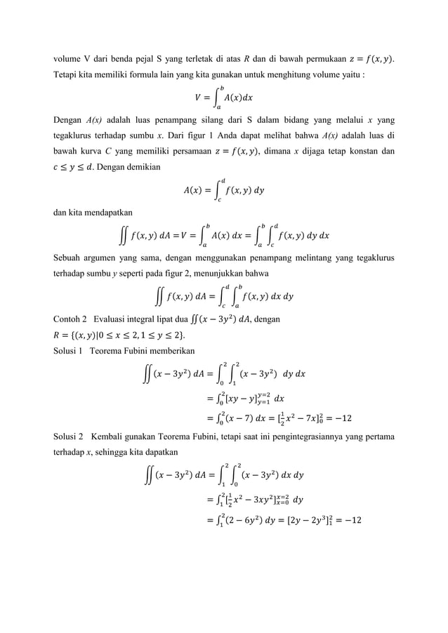 Integral Berulang (Iterated Integrals) | DOCX