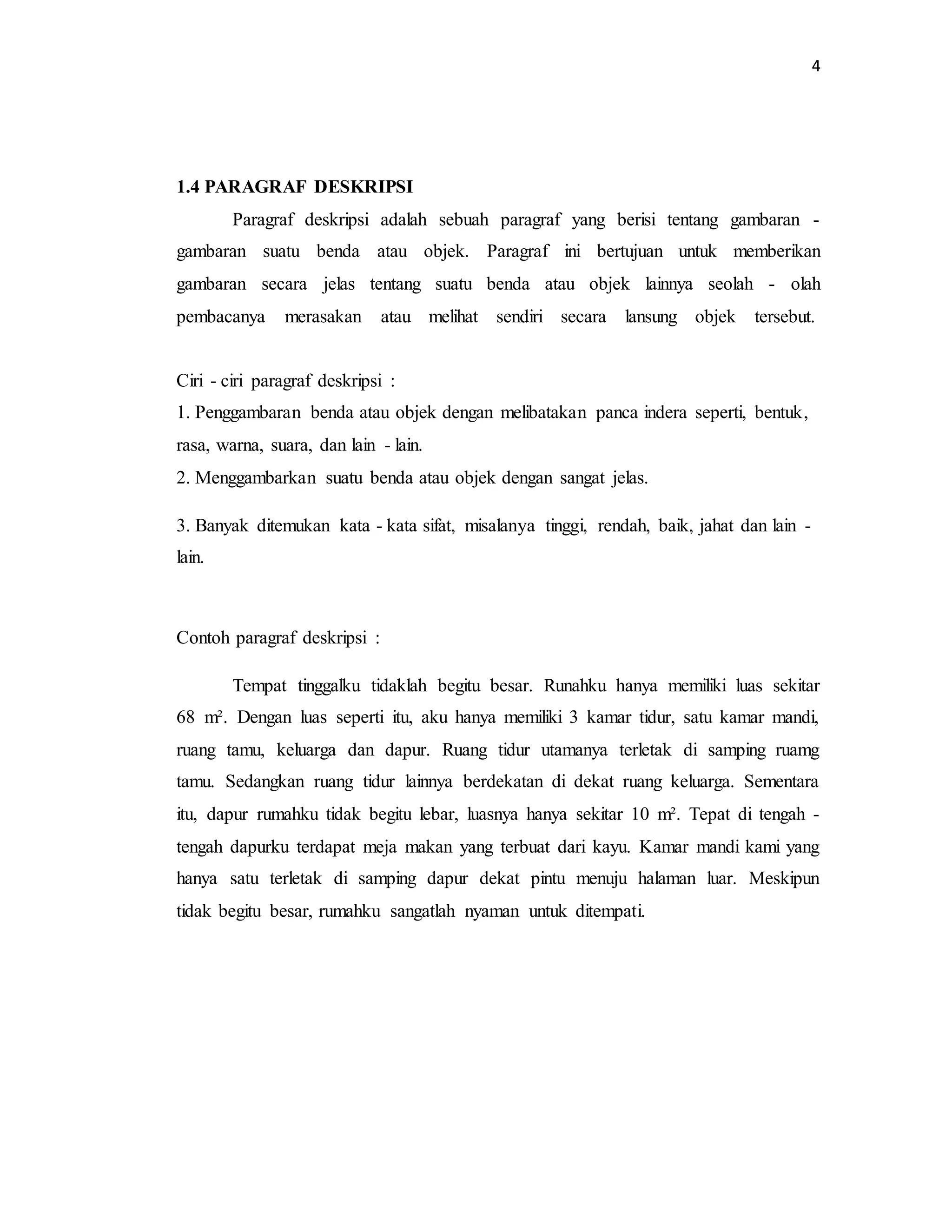 Makalah jenis paragraf dan contohnya | DOCX