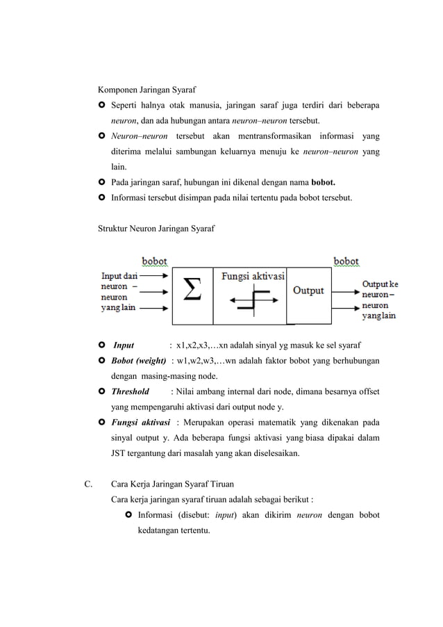 Jaringan Syaraf Tiruan | PDF