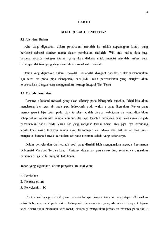 Makalah kalkulus bab 1 lampiran | PDF