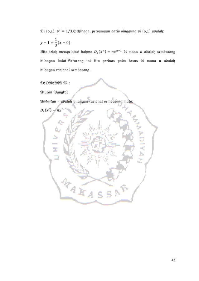 Makalah kalkulus lanjut | PDF