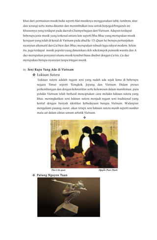Makalah karya seni rupa vietnam | DOCX