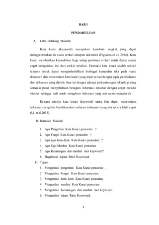 Makalah kata kunci | PDF