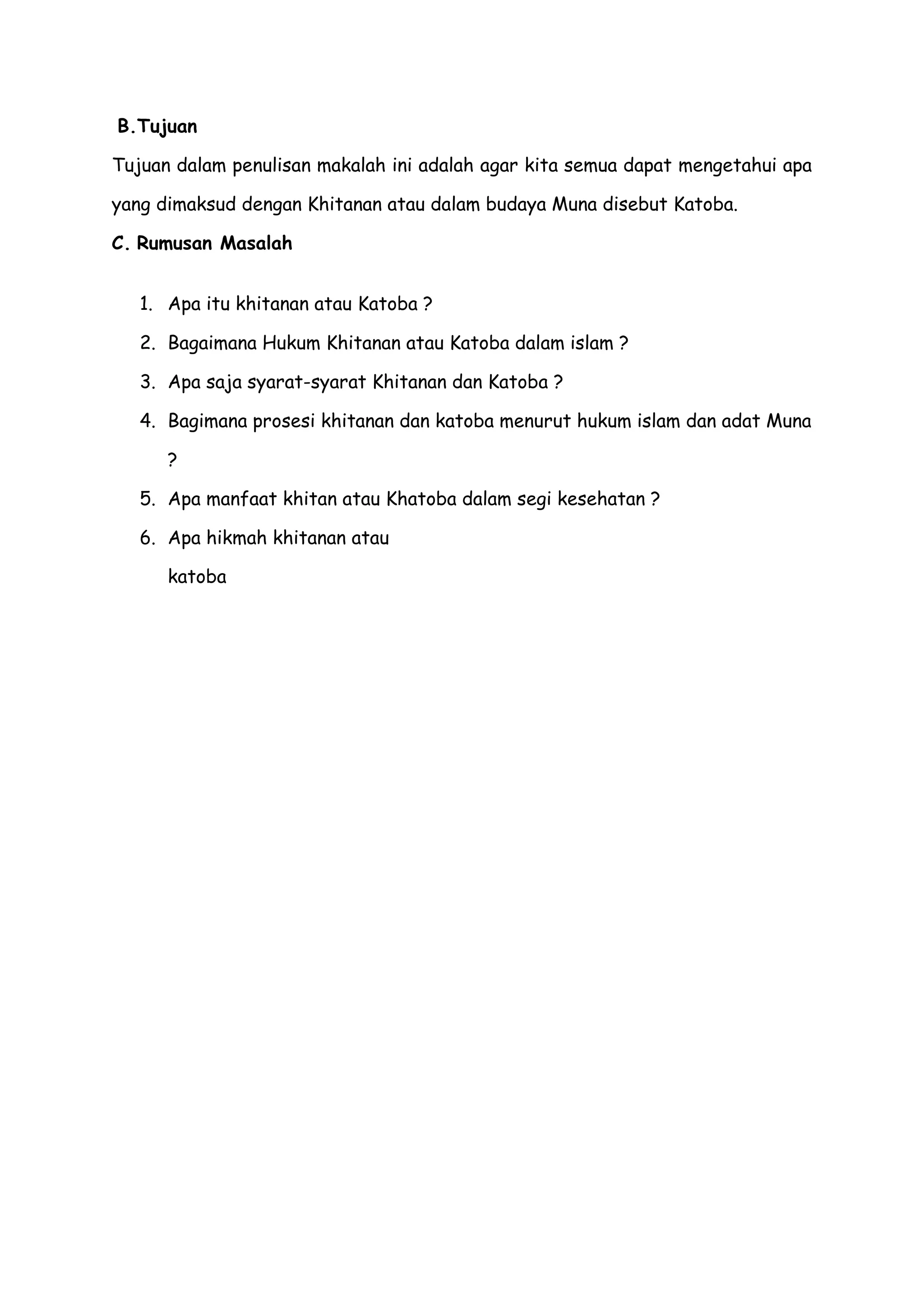 Makalah katoba adat muna | DOCX