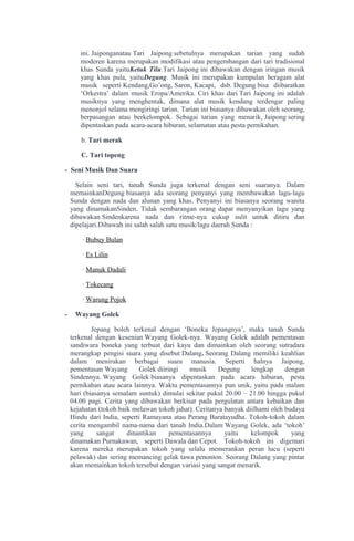 Makalah kebudayaan suku sunda | DOC