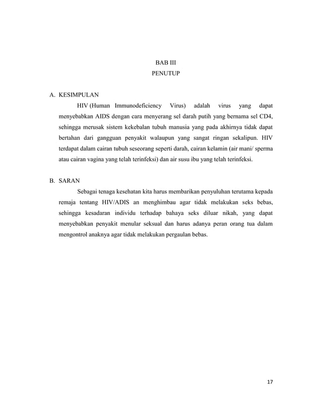 Makalah kel. 4 hiv & aids | PDF