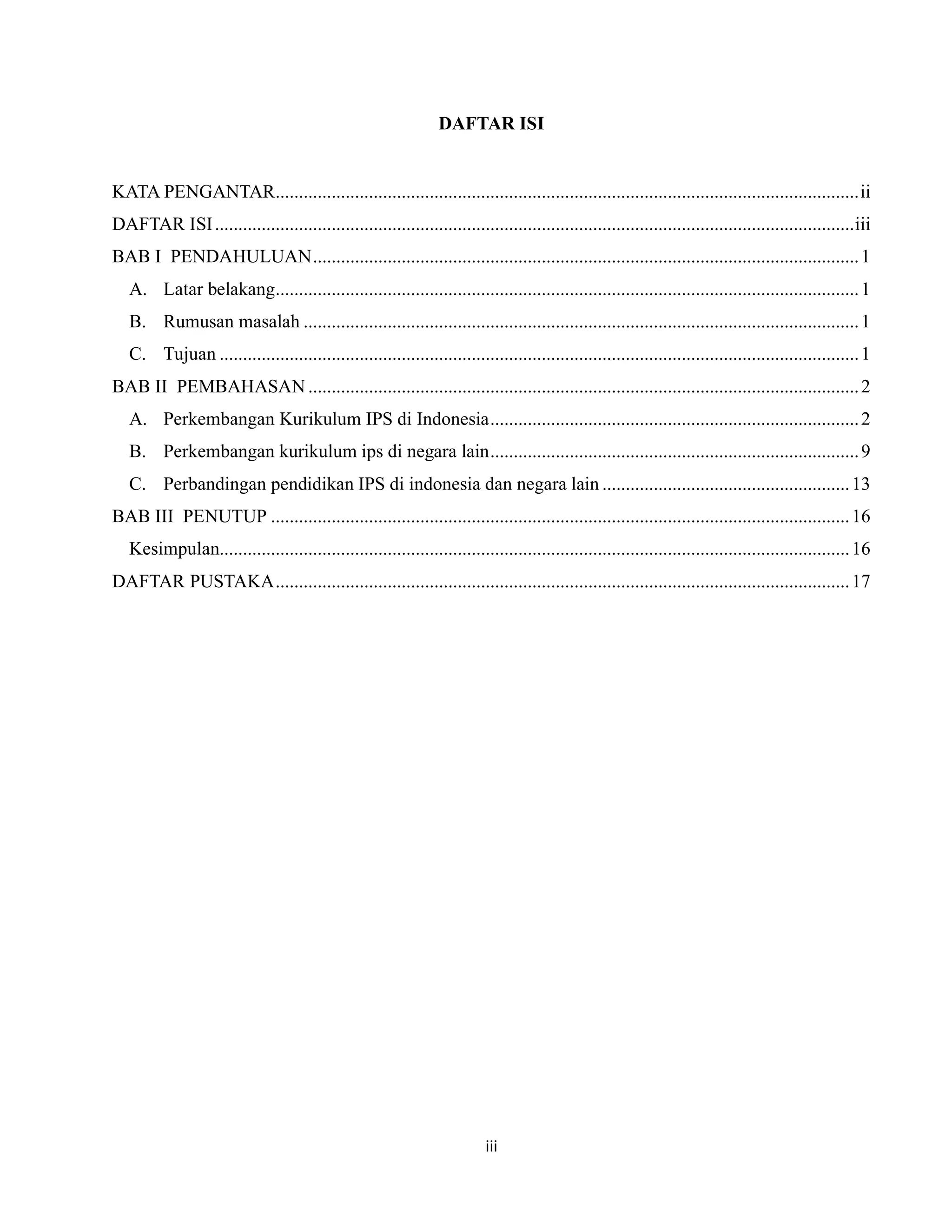 Makalah PEMBELAJARAN IPS SD "Perkembangan IPS di Indonesia dan Negara Lain" | PDF