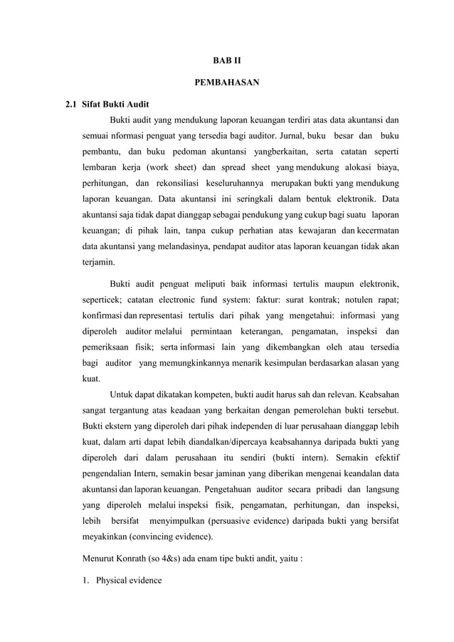 Makalah kel 1_Bukti Audit dan sampling.docx