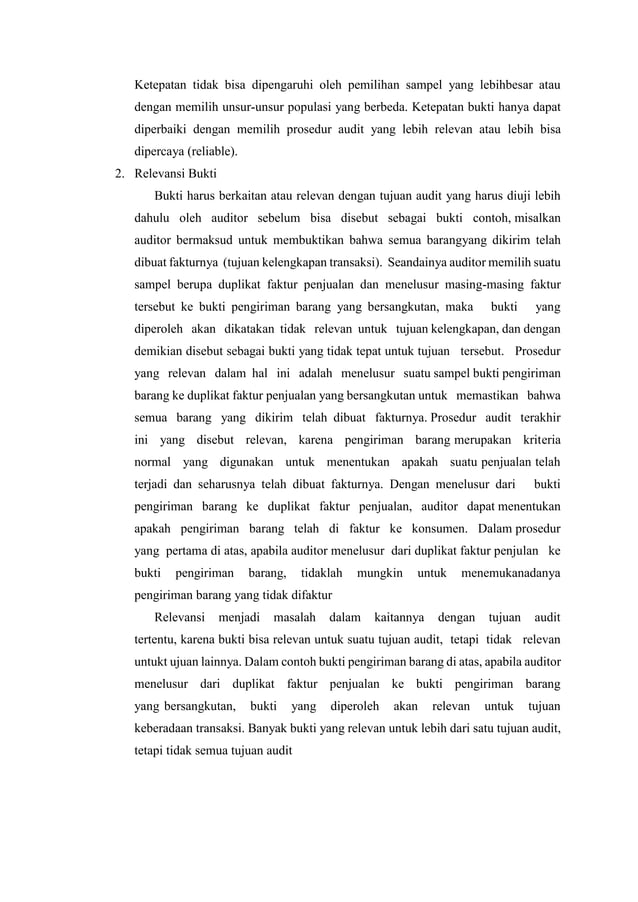 Makalah kel 1_Bukti Audit dan sampling.docx
