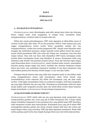 OHT dan LCD | DOCX